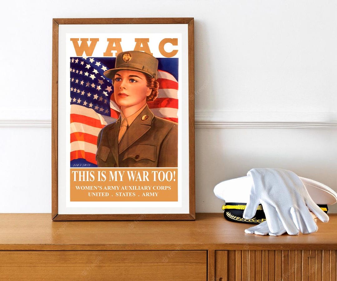 Reprint of a WW2 US WAAC Recruitment Poster - Etsy