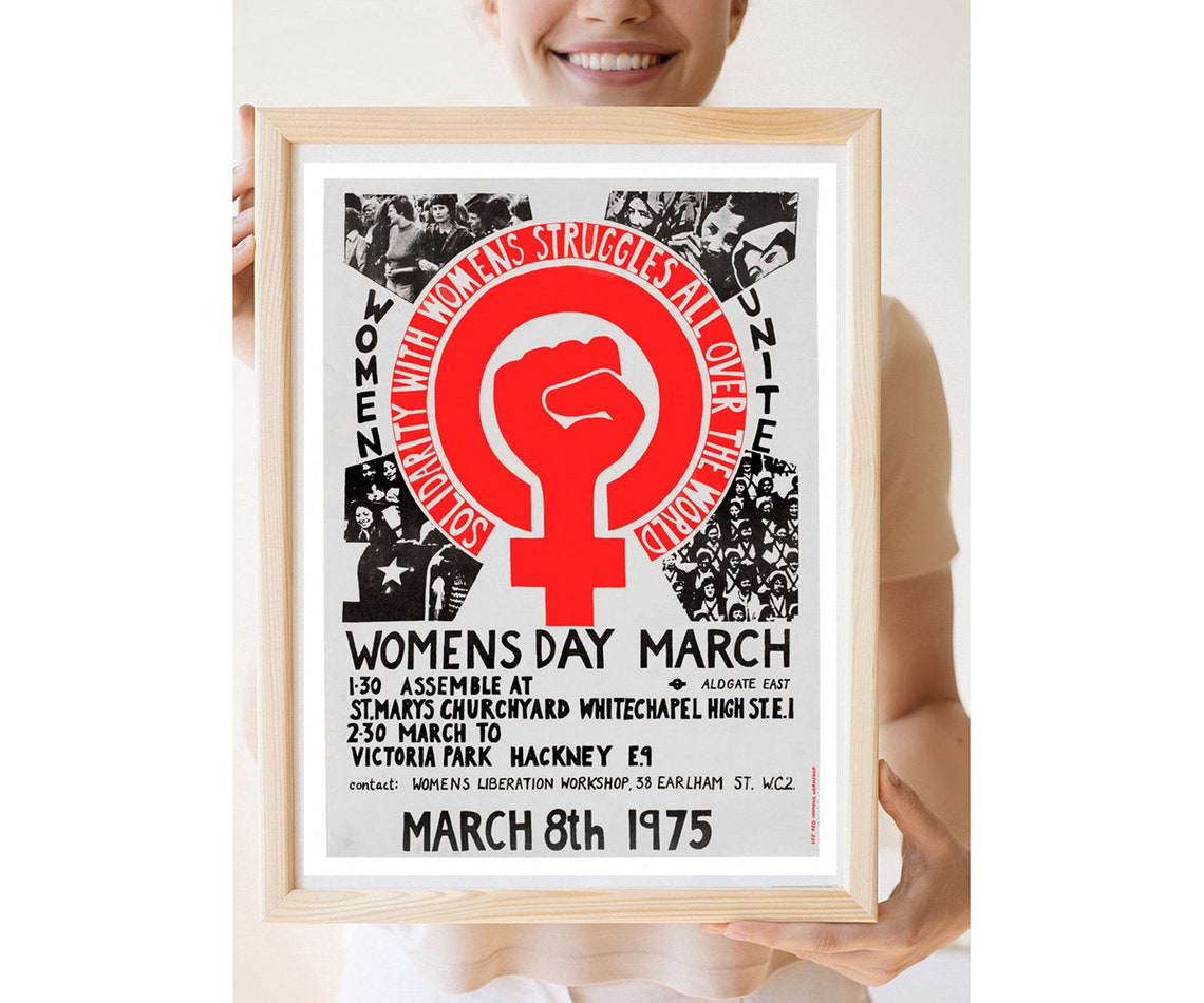 Reprint of a Political Election/rally Poster Womens Day - Etsy