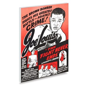 Reprint of the Vintage Boxing Event Poster With Joe Louis - Etsy