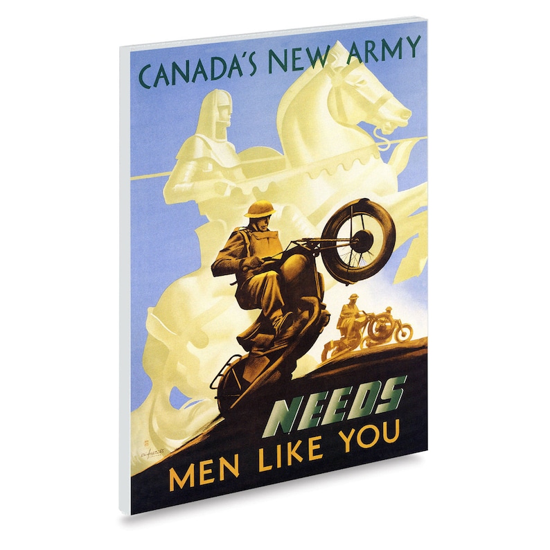 Reprint of a WW2 Canadian Army Recruiting Poster | Etsy