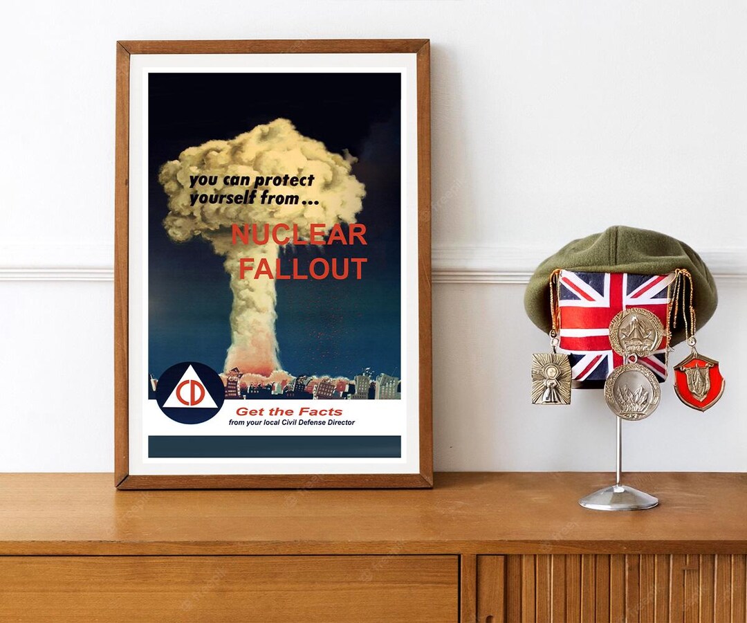 Reprint of a Civil Defense Nuclear Fallout Poster - Etsy