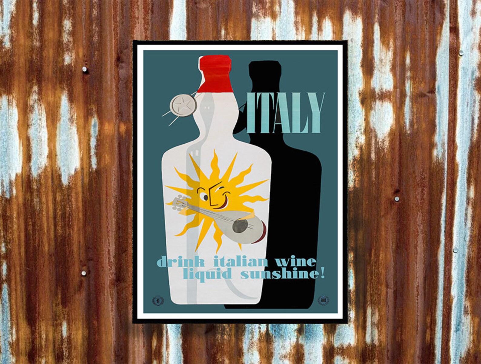 Reprint of a Vintage European Advertising Poster Italian | Etsy