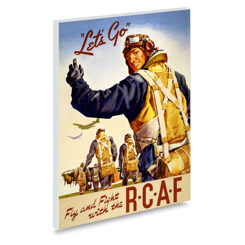 Reprint of the WW2 Propaganda Poster Join the RCAF | Etsy