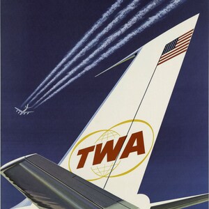 Reprint of a Vintage TWA Travel Poster - Etsy