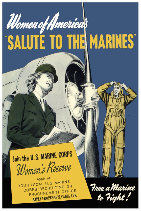 Women Marines Poster