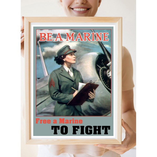 Marine Corps Recruiting Poster - Etsy
