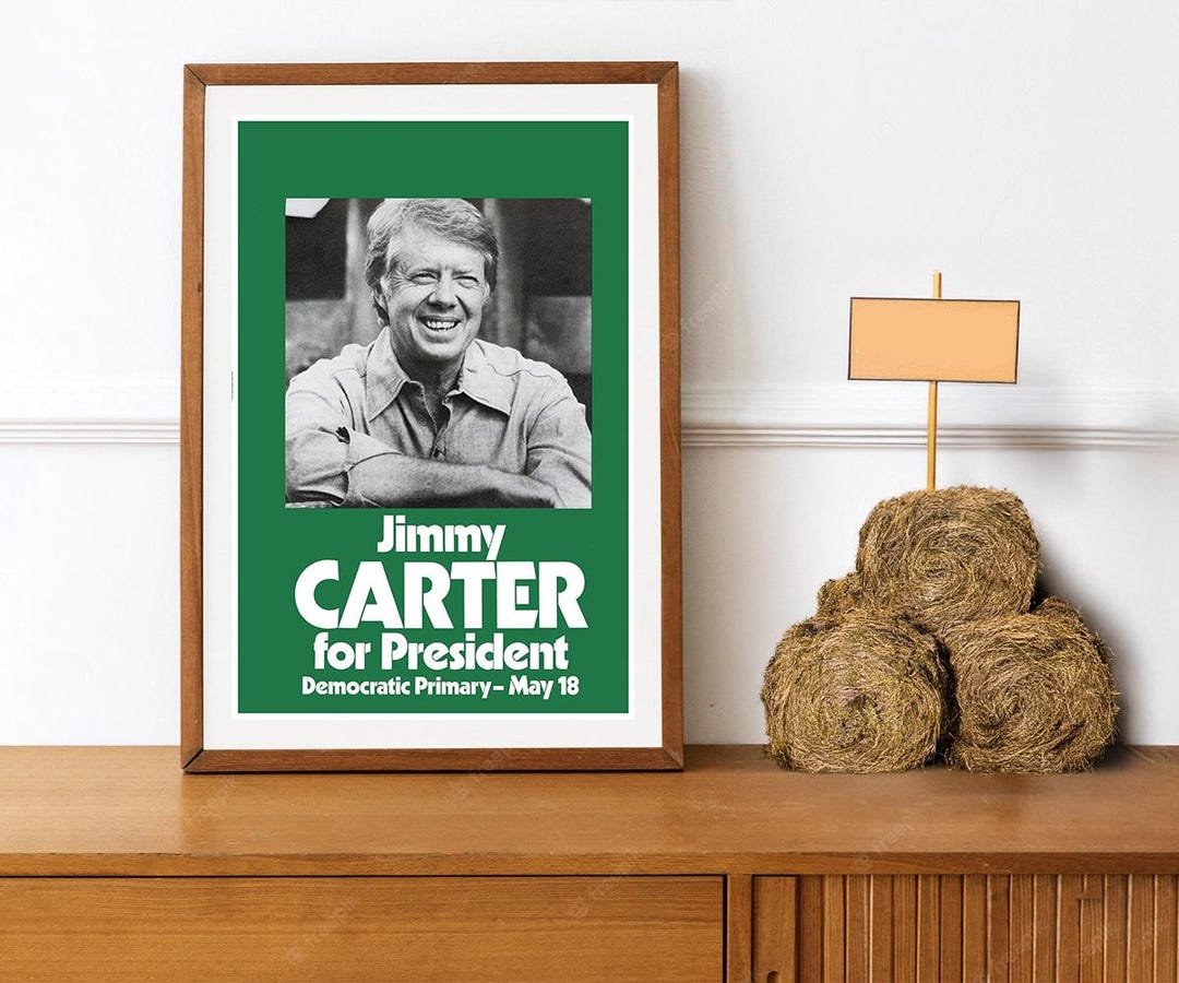Reprint of a 1979 Jimmy Carter for President Poster - Etsy
