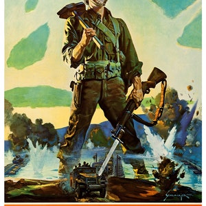 Reprint of a Vintage WW2 US Army Engineers Recruiting Poster - Etsy