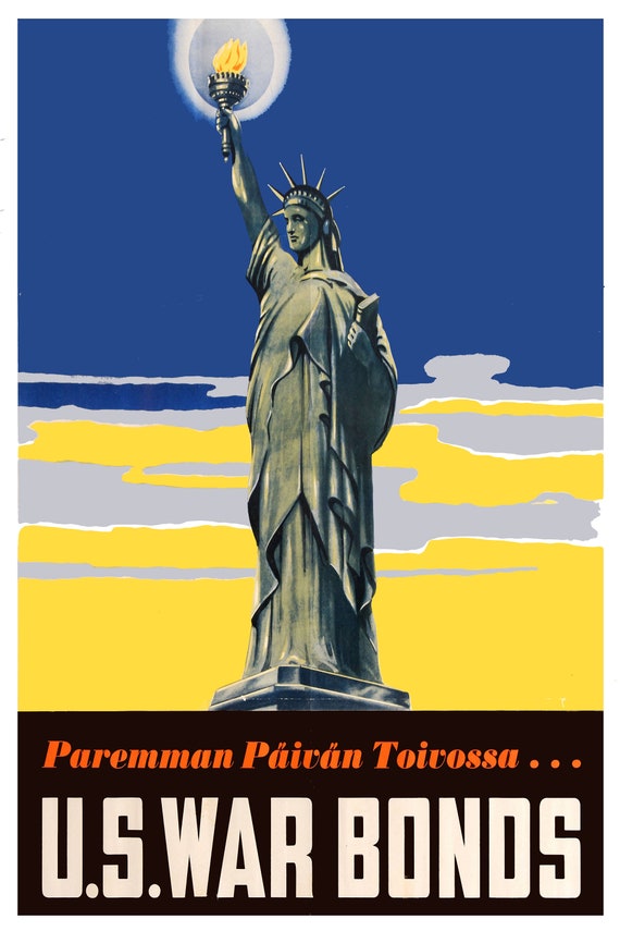 Ww2 Propaganda Posters War Bonds