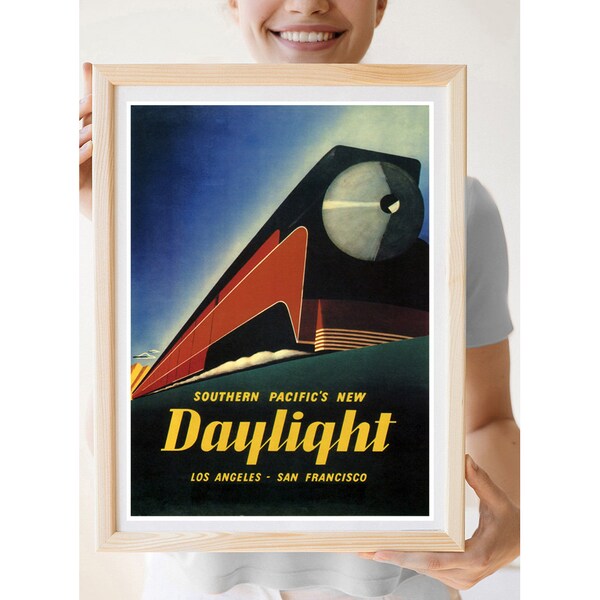 Railroad Poster - Etsy