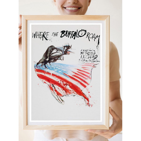 Buffalo Poster - Etsy