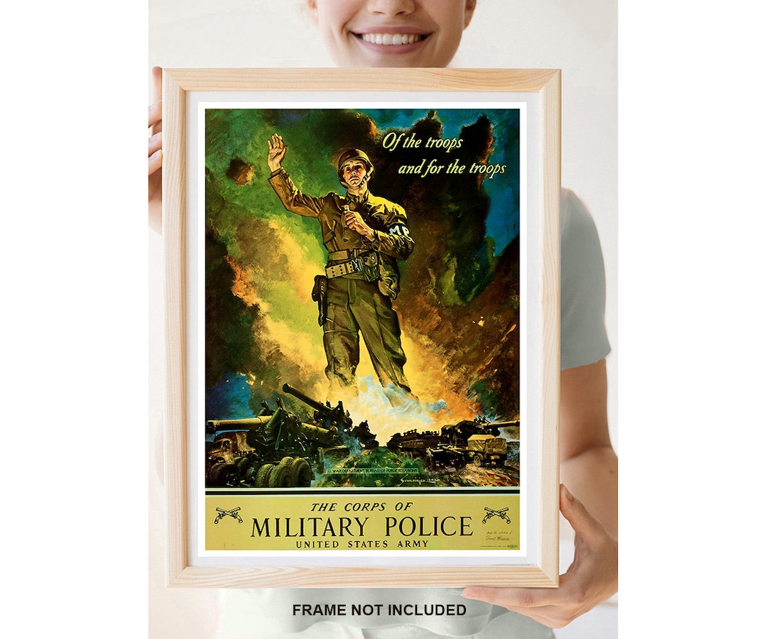 Reprint of a Vintage US Army Military Police Recruiting Poster - Etsy