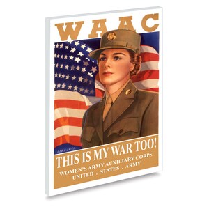 Reprint of a WW2 US WAAC Recruitment Poster - Etsy
