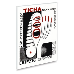 Reprint of a 1980 Vintage Exhibition Poster for Works by Ticha - Etsy