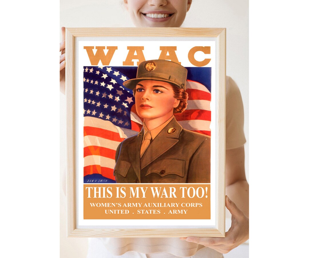 Reprint of a WW2 US WAAC Recruitment Poster - Etsy