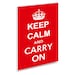 Reprint of the British WW2 Poster - Keep Calm and Carry On - Etsy