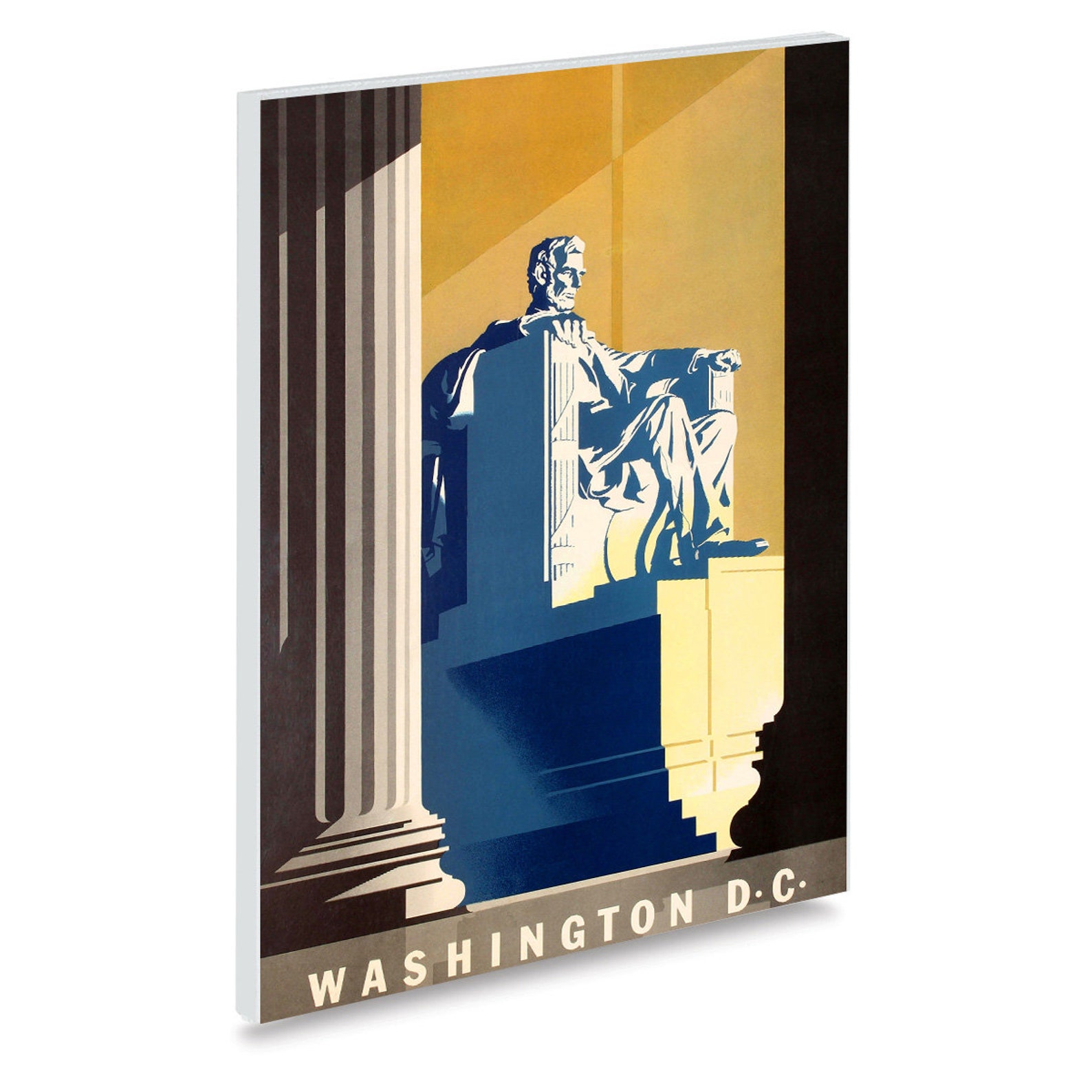 Reprint of a Vintage Travel Poster to Washington DC - Etsy