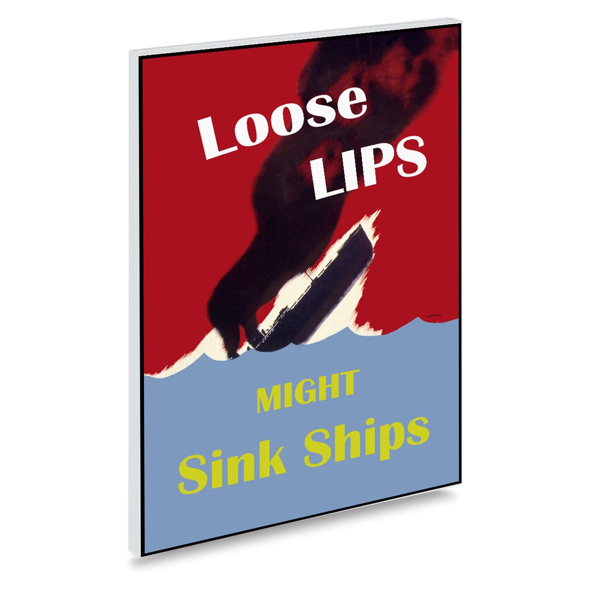 Loose Lips Sink Ships - Reprint of a WWII US Propaganda Poster - Etsy UK