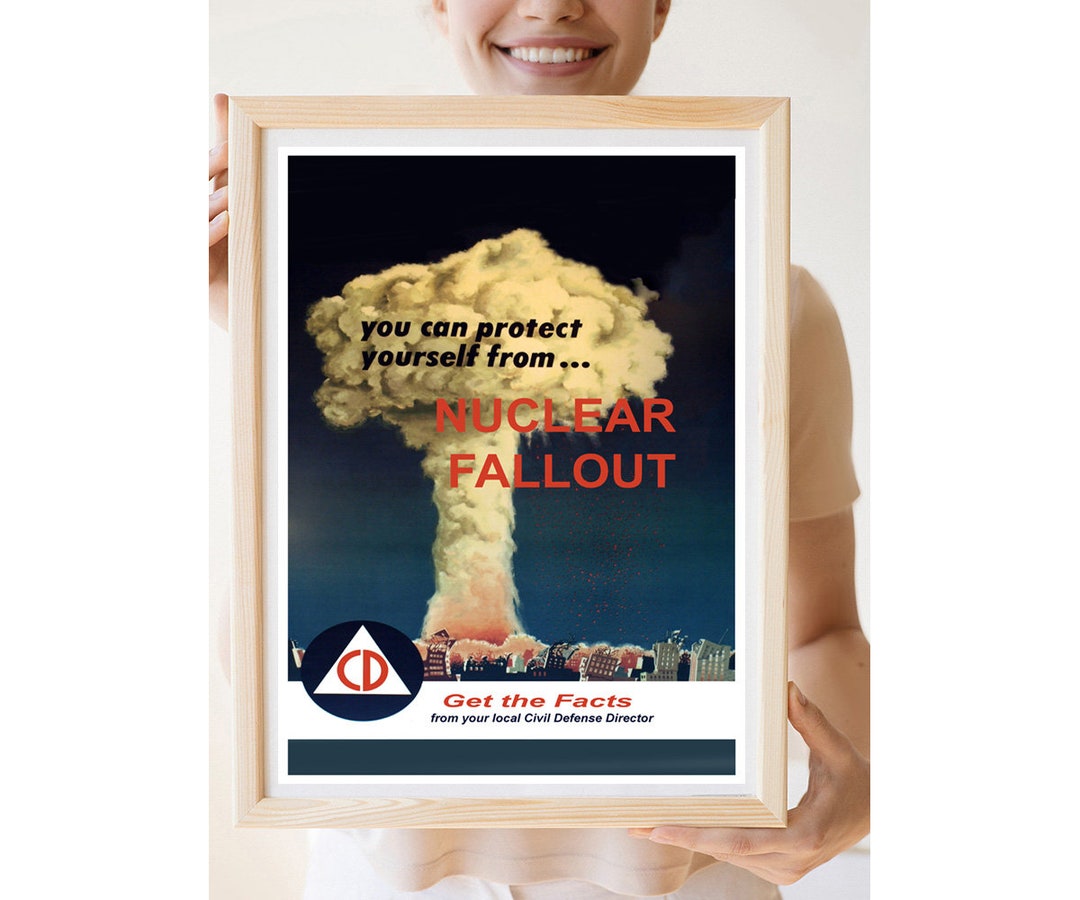 Reprint of a Civil Defense Nuclear Fallout Poster - Etsy