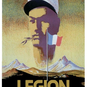 Reprint of a Post WW2 French Foreign Legion Recruiting Poster - Etsy