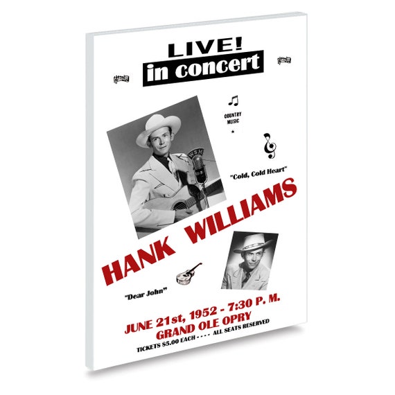 Vintage Country Concert Posters