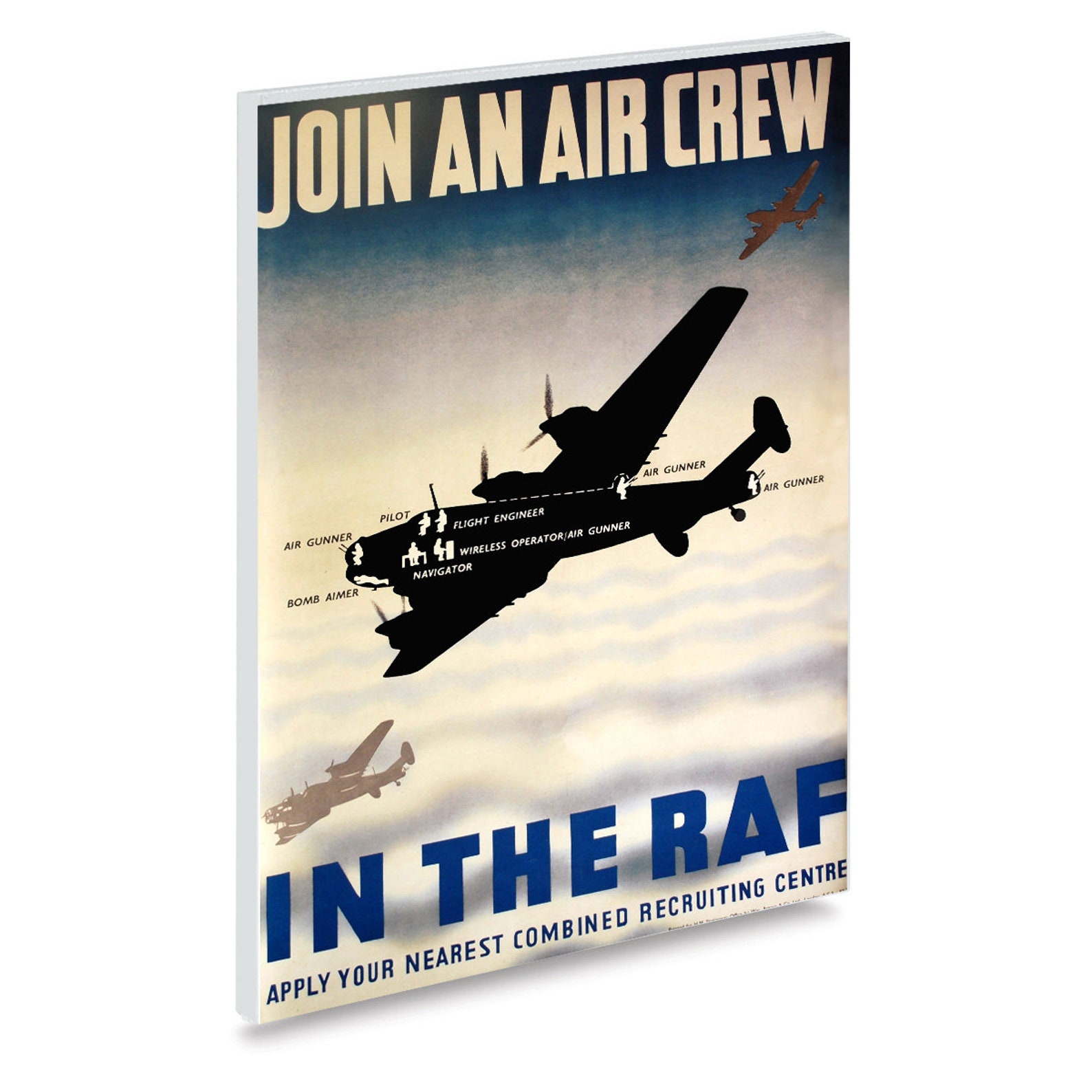 Reprint of a WW2 RAF Aircrew Recruitment Poster - Etsy
