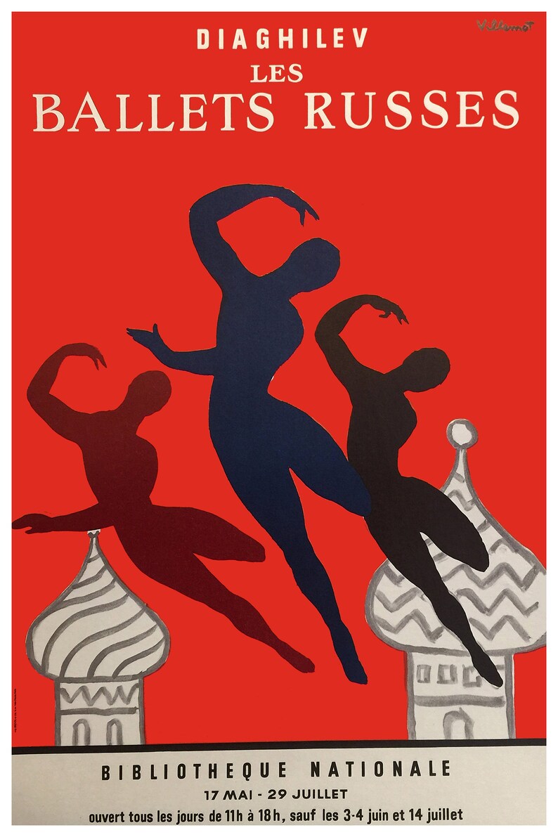 Reprint of a Vintage Ballet Russe Poster - Etsy