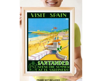 Santander Poster - Etsy