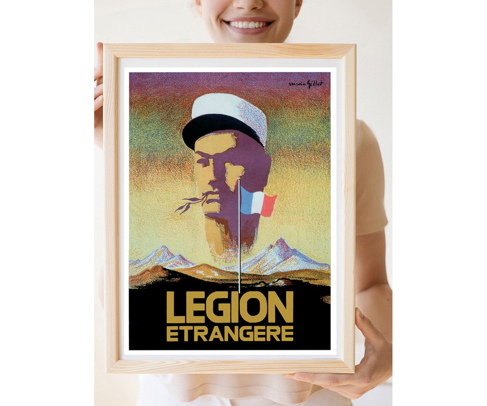 Reprint of a Post WW2 French Foreign Legion Recruiting Poster - Etsy