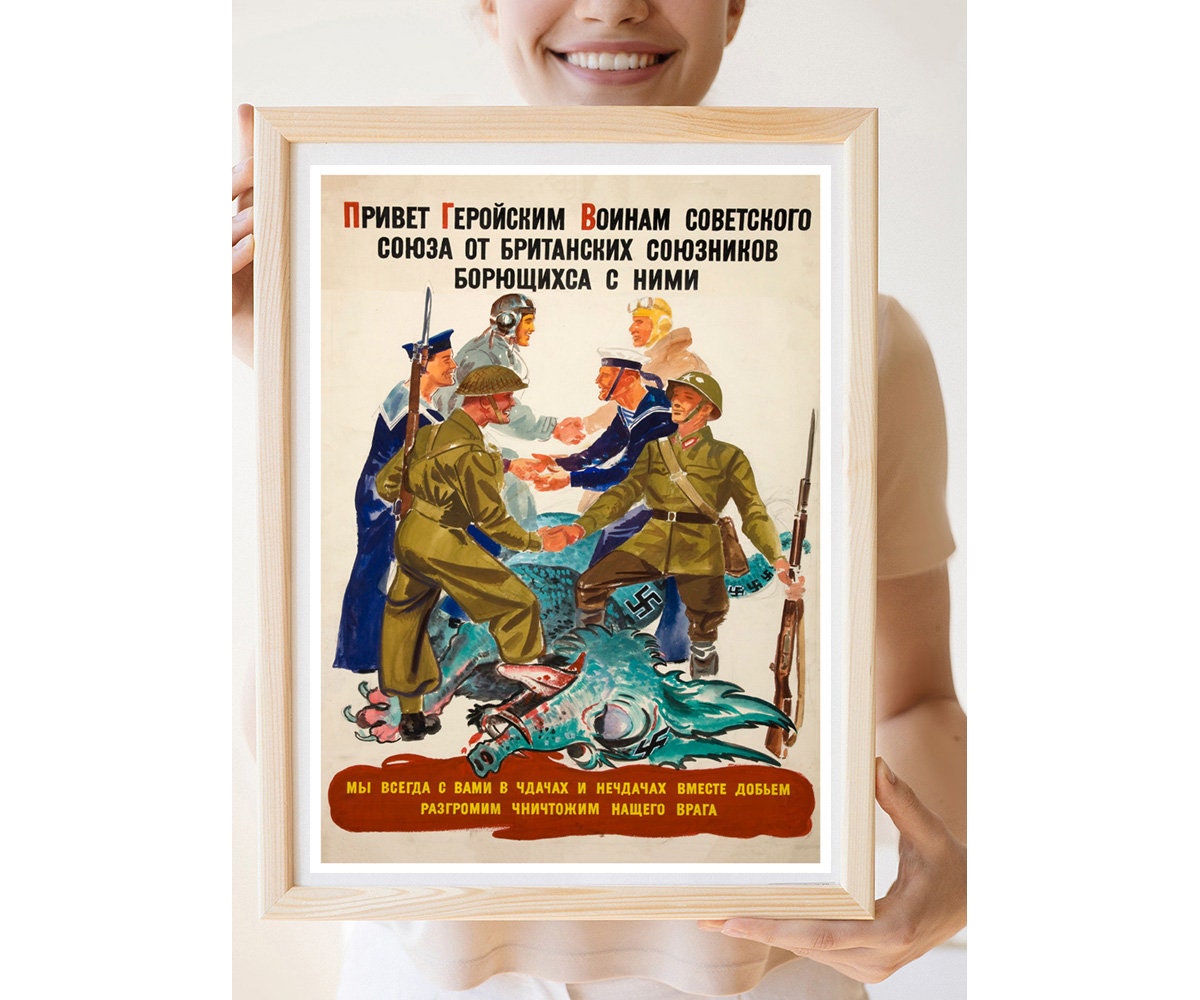 Russische Propagandaposters Uit De Tweede Wereldoorlog Sovjet Affiches