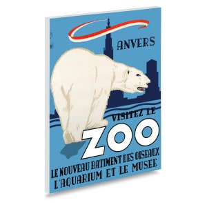 Reprint of the Vintage French Travel Poster - Berlin Zoo - Etsy