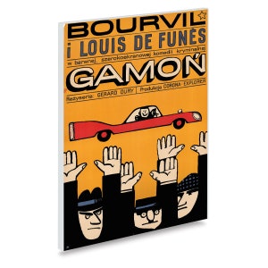 Reprint of the Vintage 1965 French Movie Poster - Gamon - Etsy