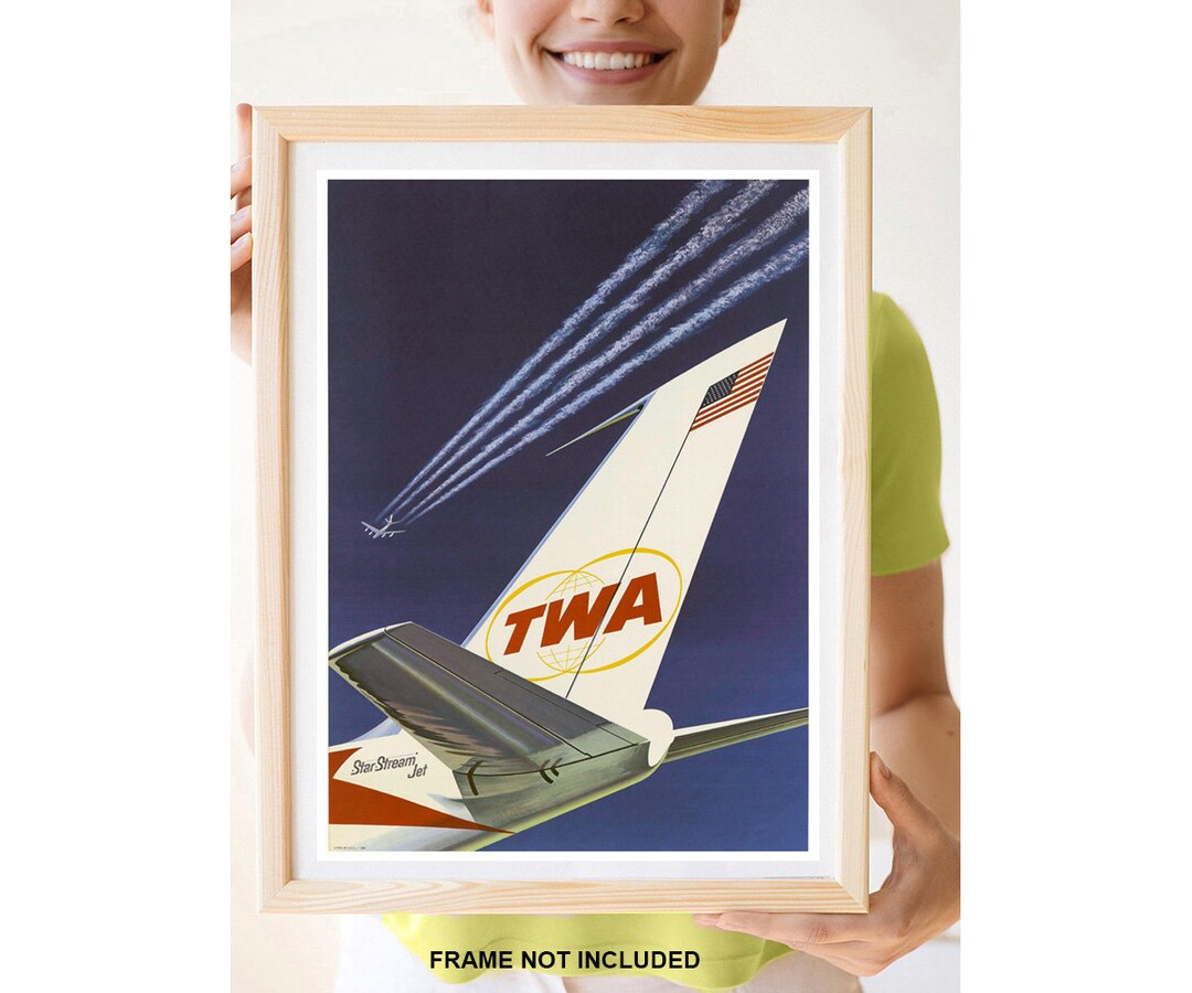 Reprint of a Vintage TWA Travel Poster - Etsy