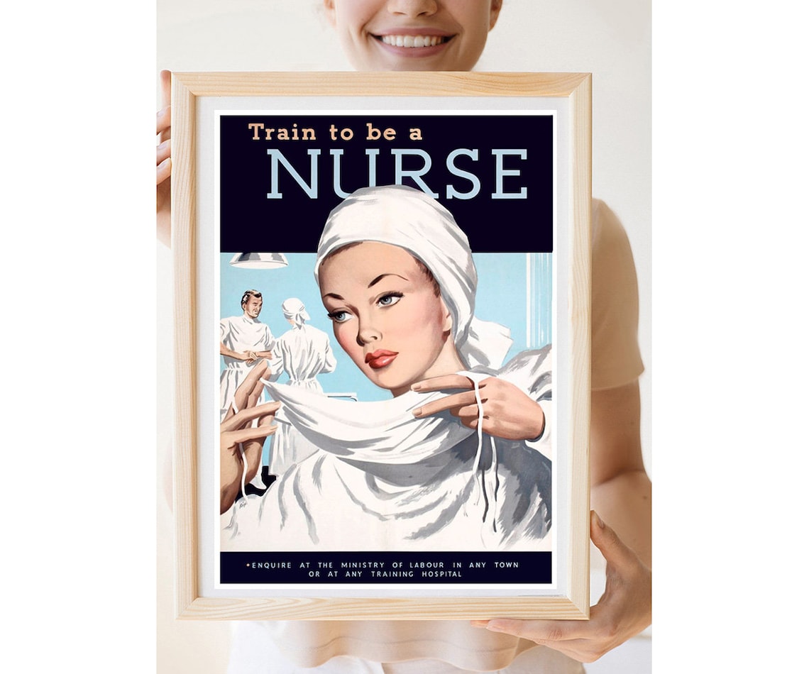 Reprint of a Nursing Recruitment Poster - Etsy
