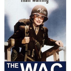 Reprint of a WW2 US Recruitment Poster to Join the Wacs - Etsy