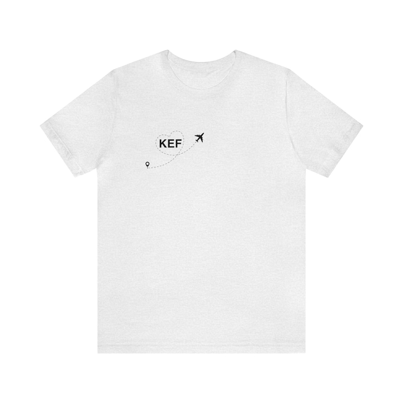 KEF IATA Airport Code Shirt, Travel Tshirt, Favorite Airport, Airport ...