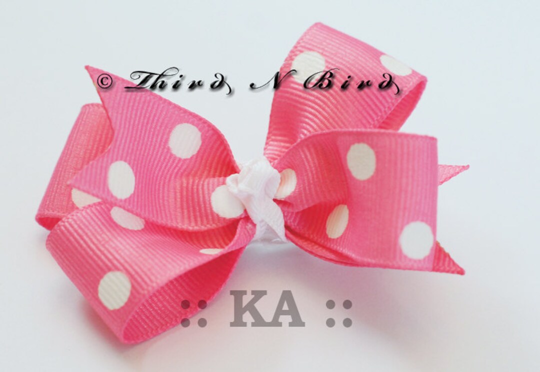 Basic Bow Hair Clip Instruction Set - 3 Methods - Etsy