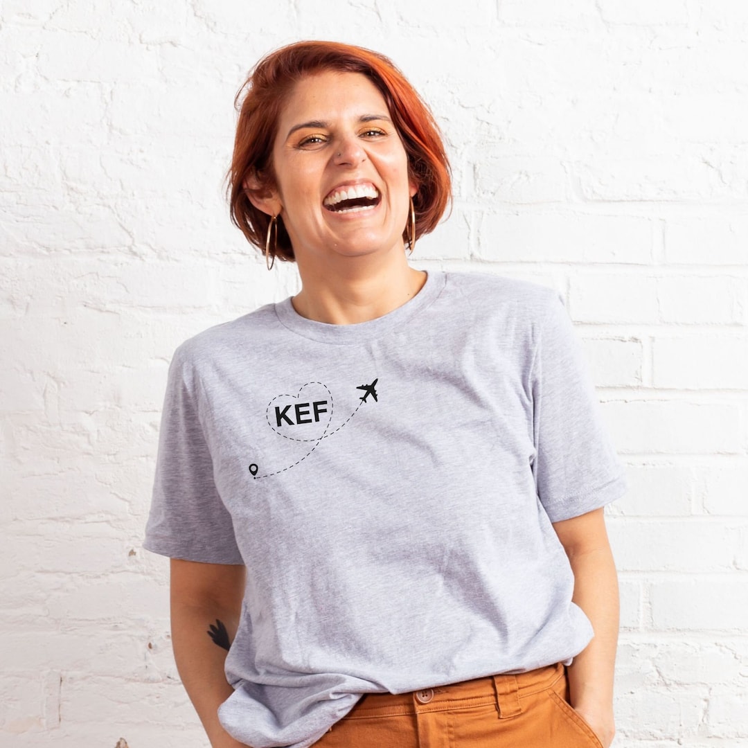 KEF IATA Airport Code Shirt, Travel Tshirt, Favorite Airport, Airport ...