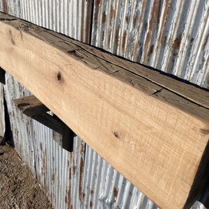 Beam #4985, Rustic Beam Mantel, Hewn, Resawn, Oak, Natural, Kiln Dried ...