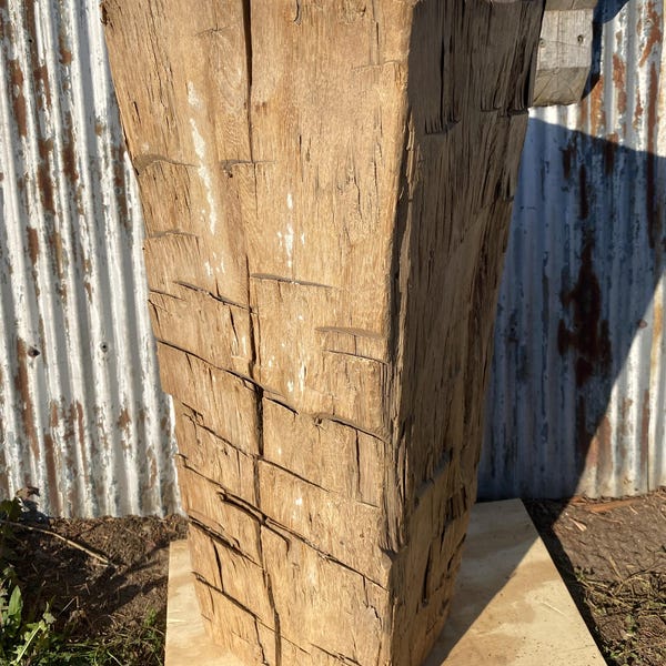 Barn Wood Beam Table - Etsy