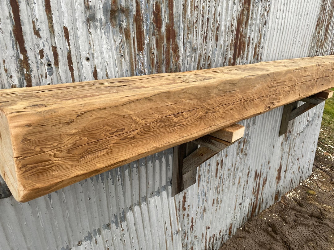 Beam 4802, Rustic Beam Mantel, Hewn, Pine, Natural, Kiln Dried - Etsy