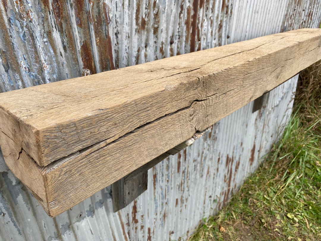 Beam 4904 Rustic Beam Mantel Sawn Oak Natural - Etsy