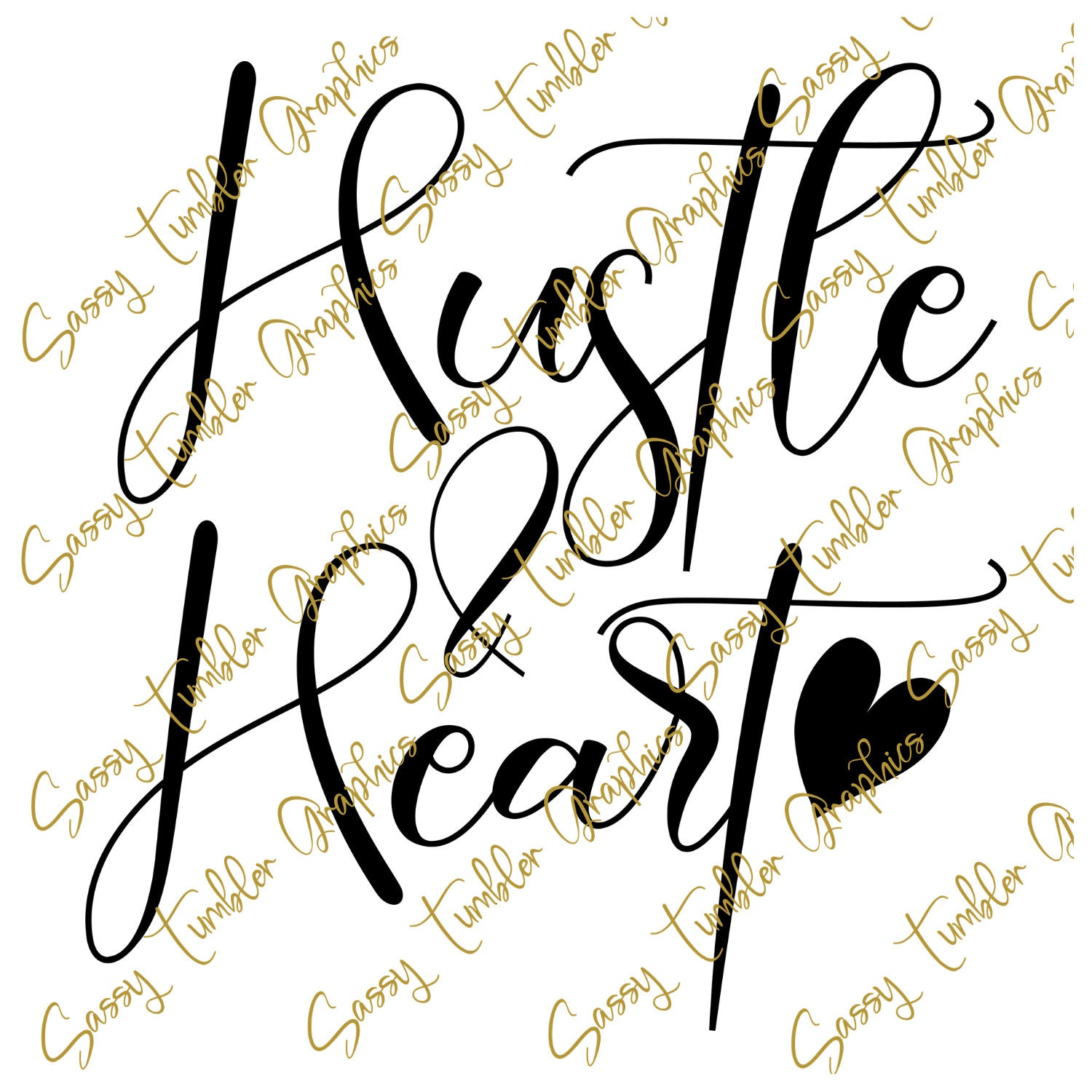 SVG, DXF, PNG Hustle & Heart, Popular Svg, Cheap Cut File, Cheap Svg ...