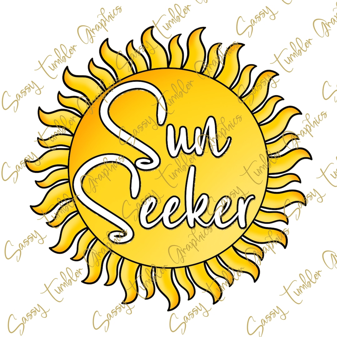 Sun Seeker PNG, Beach Png, Summertime PNG, Sublimation Graphics ...