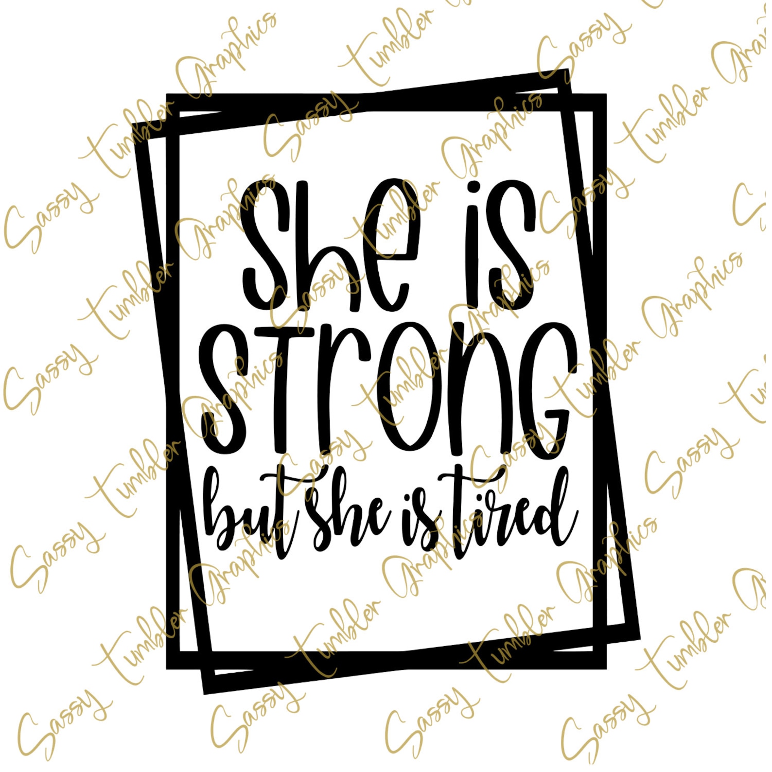 She is Strong, but She is Tired SVG, Popular SVG, Includes PNG, Cheap ...