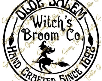 Salem Broom Co Png | Etsy