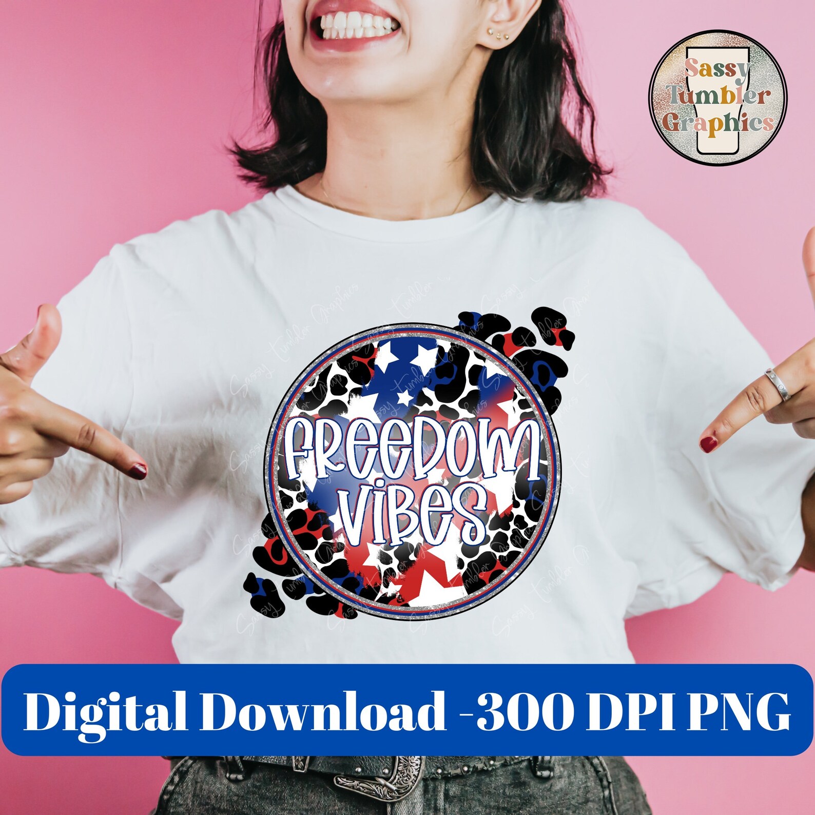 Freedom Vibes PNG 4th of July Png Summertime PNG - Etsy