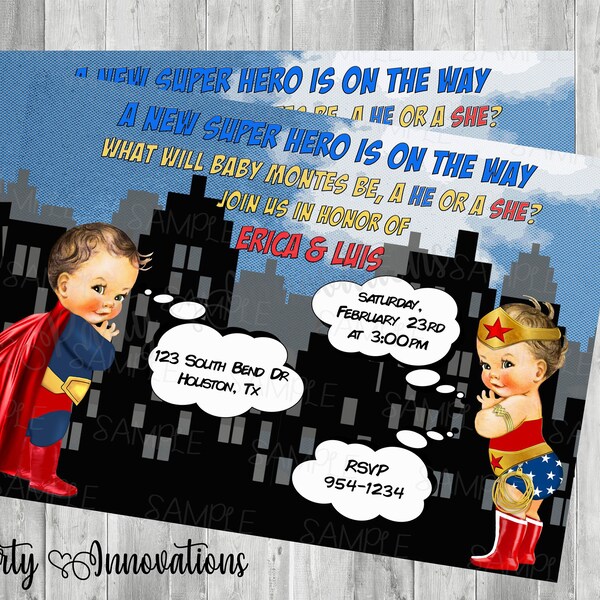 Superhero Gender - Etsy