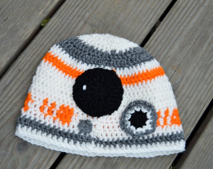 BB8 Inspired Baby Girl Costume/ Crochet BB8 Hat/star Wars Costume/star ...