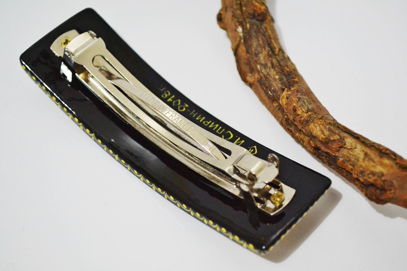 Hair Barrette Wooden Hand Painted Handmade Hair Clip Russian - Etsy